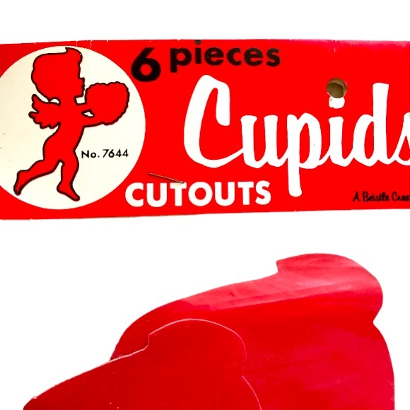 Vintage | Holiday | Vintage Beistle Conew Valentine Cupid Cutouts ...